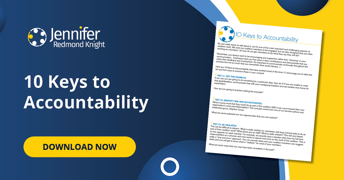10 Keys to Accountability - Jennifer Redmond Knight